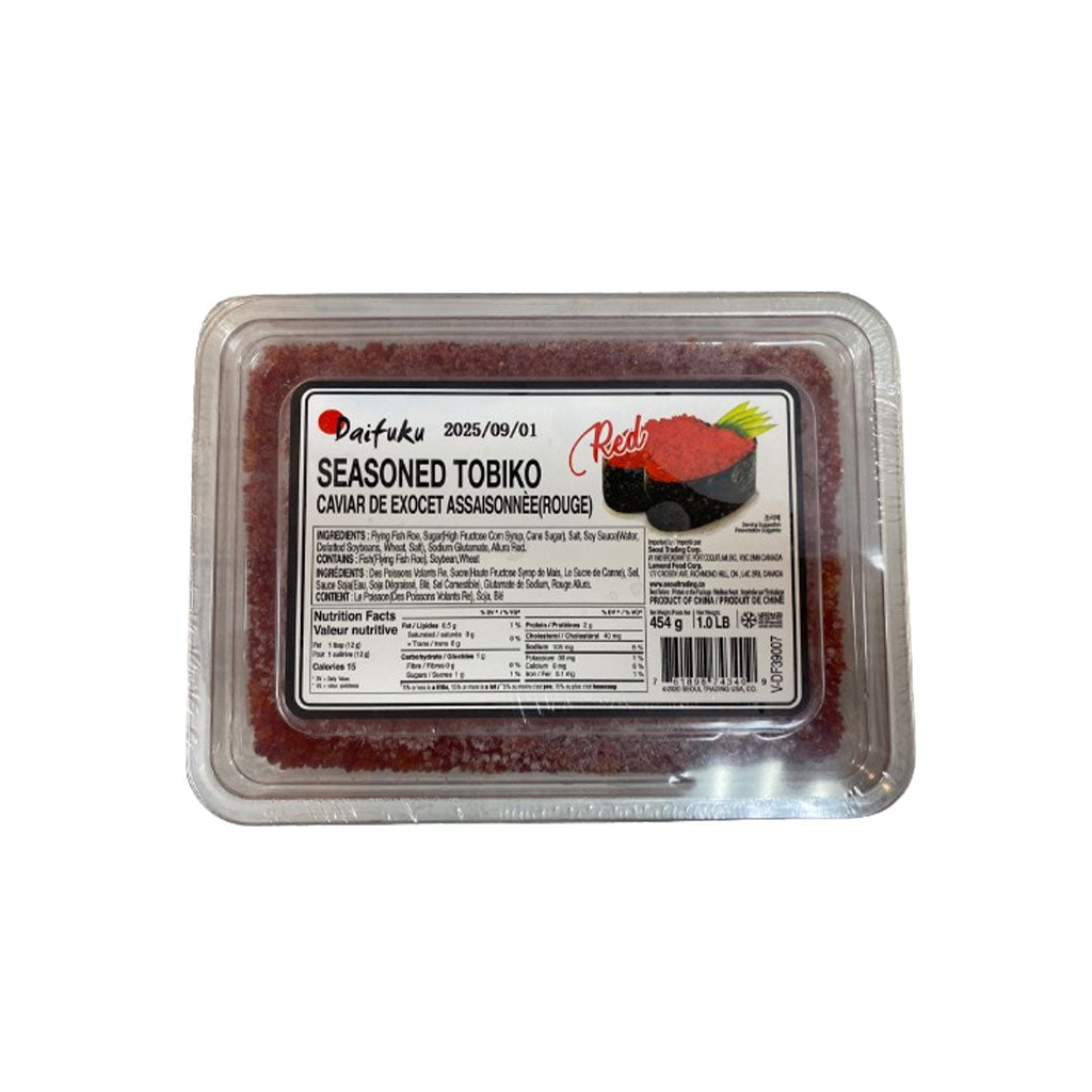 VDF39007DB)SEASONED TOBIKO (RED) 1LB(454G) (CASE*20) – Lemond Food